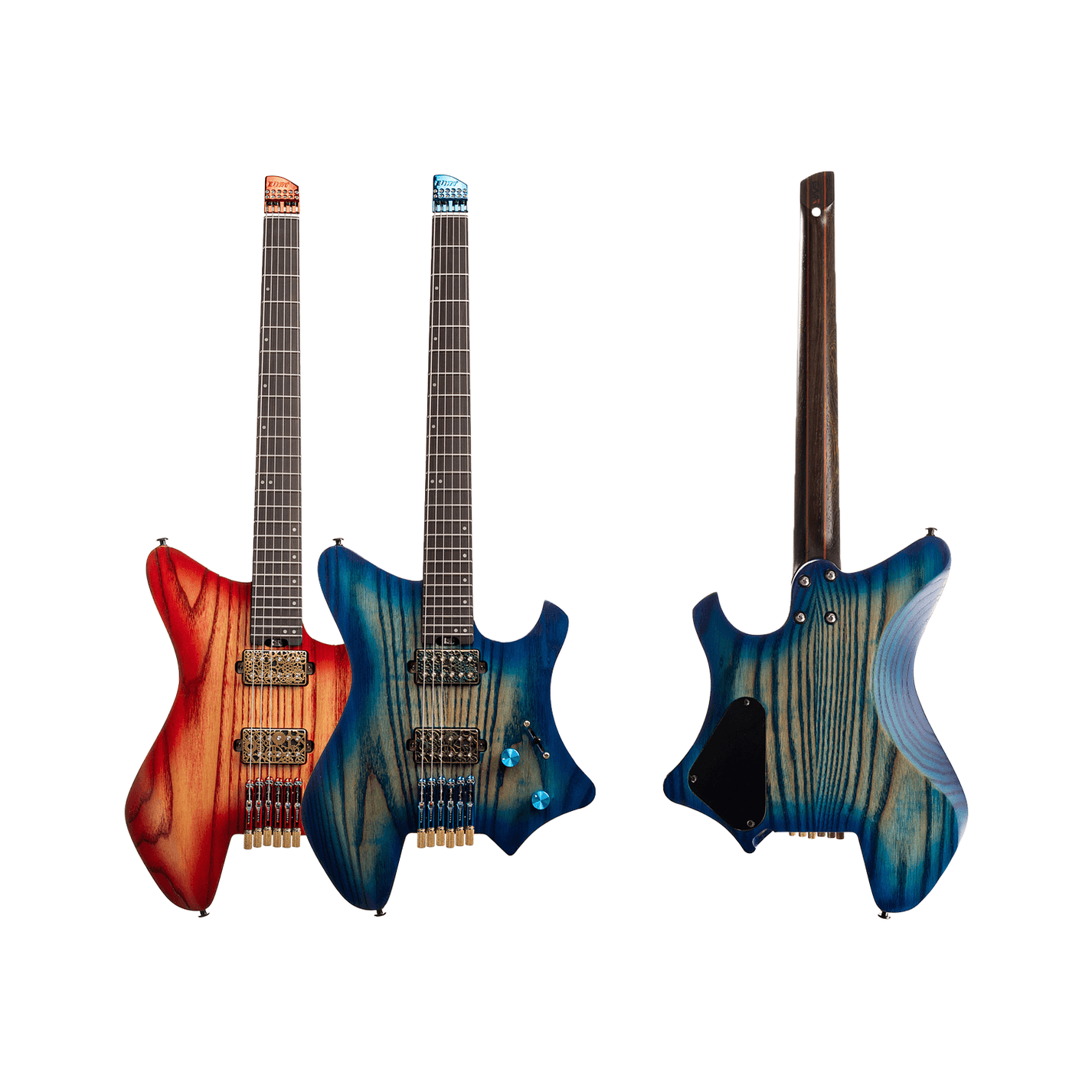 EART Guitars, GW2-PRO-CUSTOM, 6 String Headless Electric Guitar – EART ...